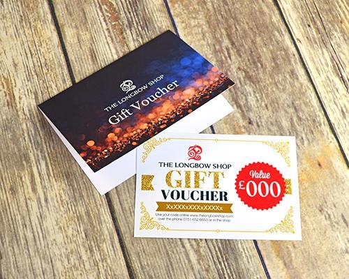 Personalised Gift Voucher | The Longbow Shop